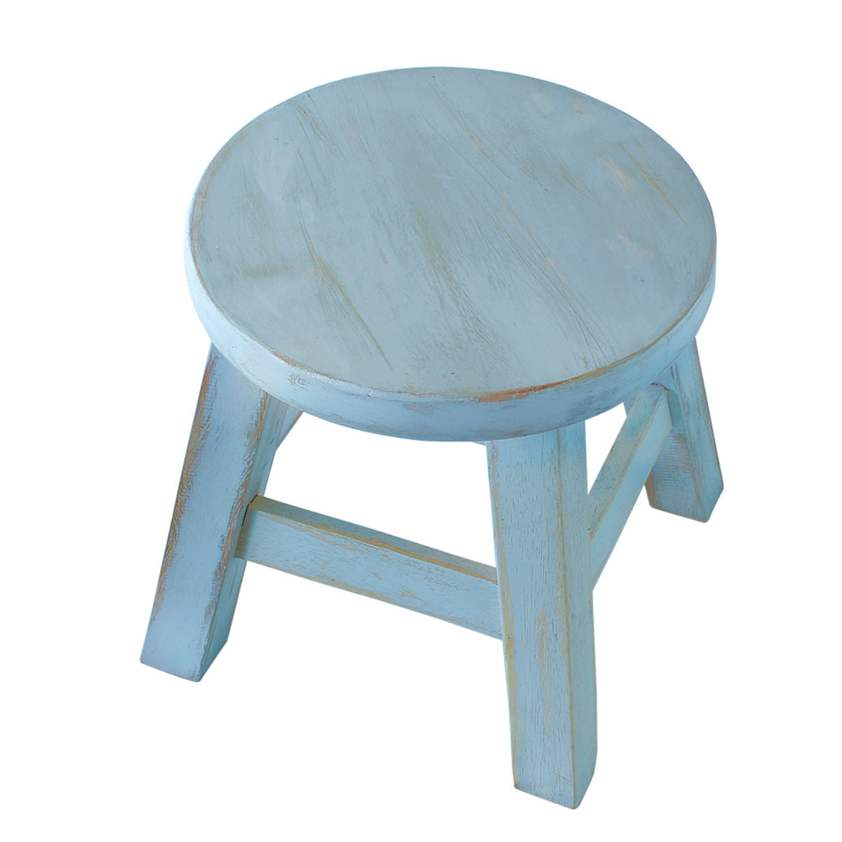 ラウンドスツール プレーン 木製 天然木 高さ23～25cm – ハウジー