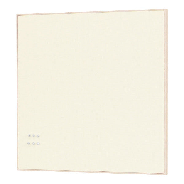 マグネットボード 壁掛け ファブリックパネル 60.4×60.4cm ファブリックマグネットボード アイボリー – ハウジー