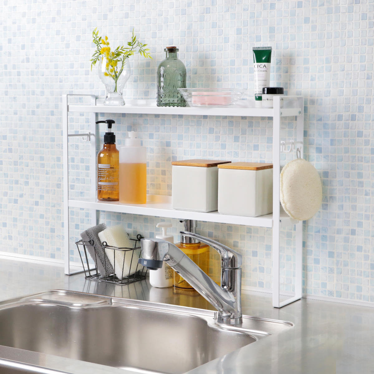 山崎実業 tower コンロ奥隙間ラック タワー 2段 – ハウジー