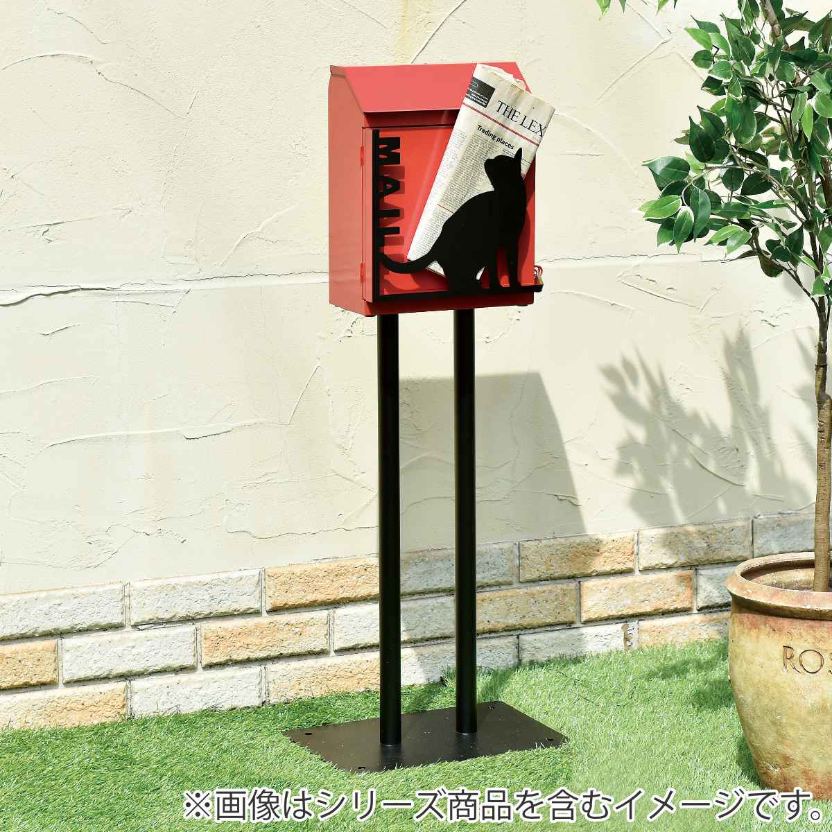 郵便ポスト シルエットウォールポスト ドッグ 壁掛け スタンド – ハウジー