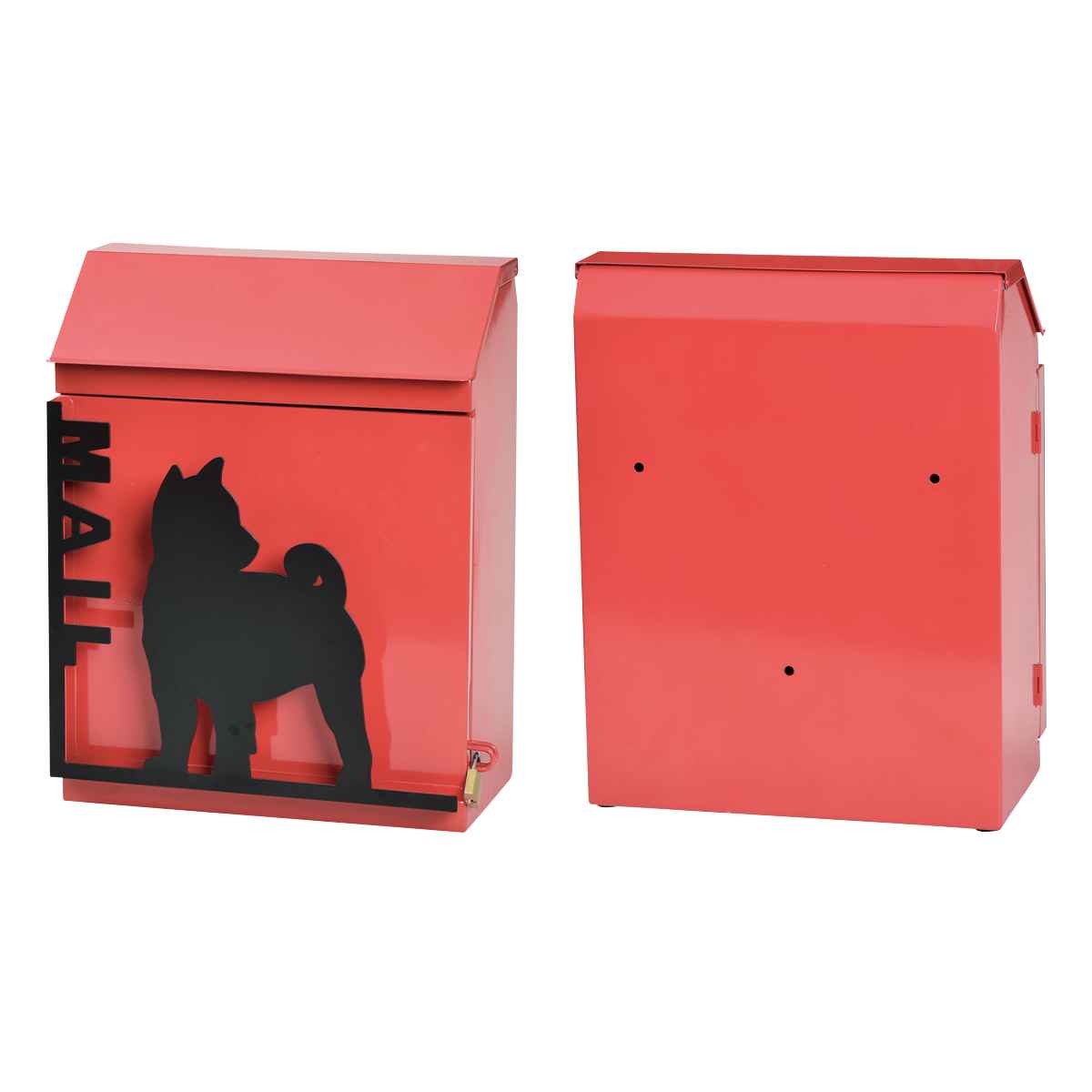 郵便ポスト シルエットウォールポスト ドッグ 壁掛け スタンド – ハウジー
