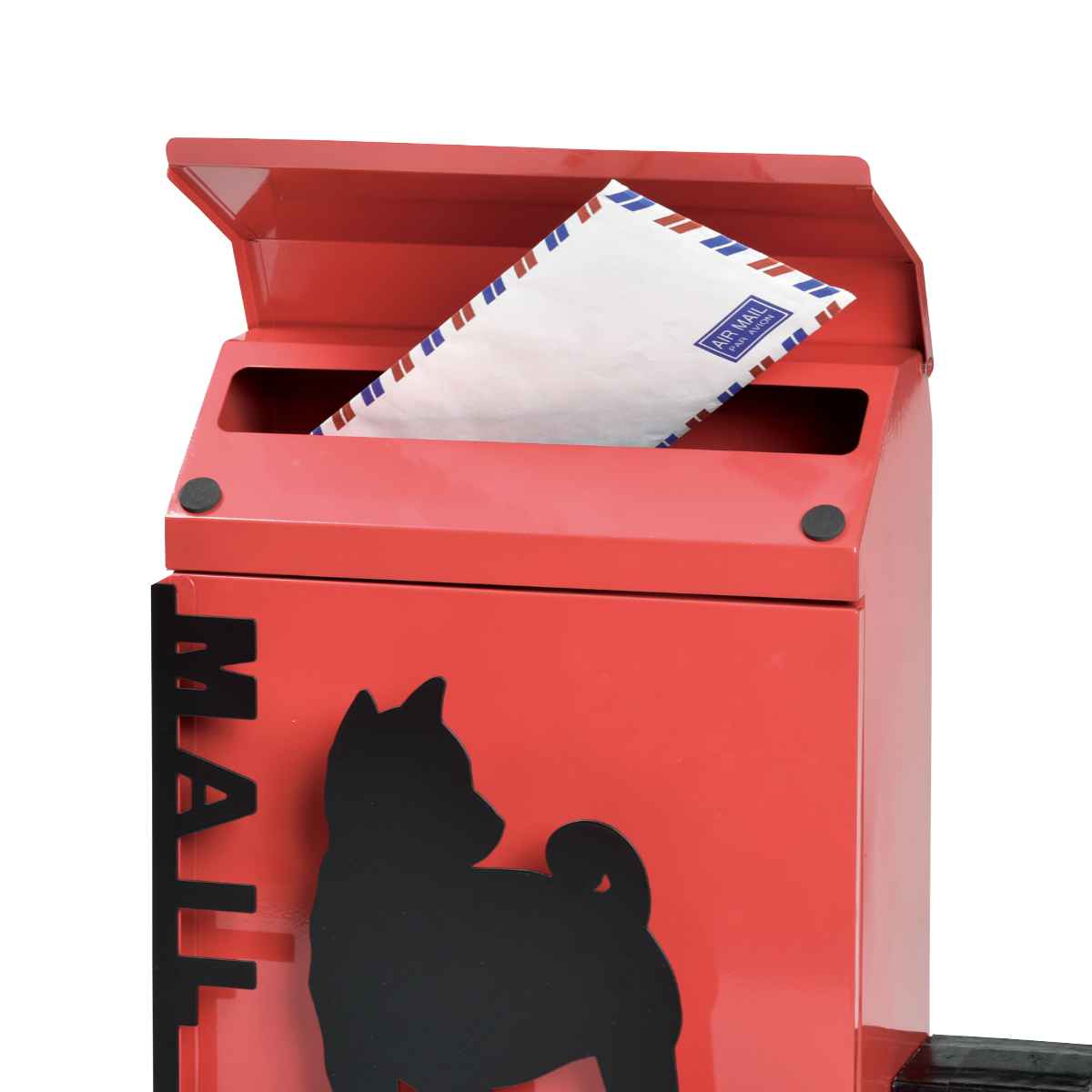 郵便ポスト シルエットウォールポスト ドッグ 壁掛け スタンド – ハウジー