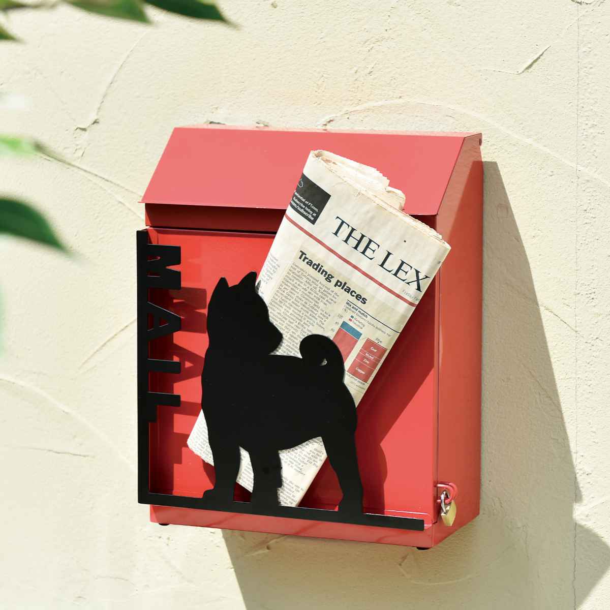 郵便ポスト シルエットウォールポスト ドッグ 壁掛け スタンド – ハウジー