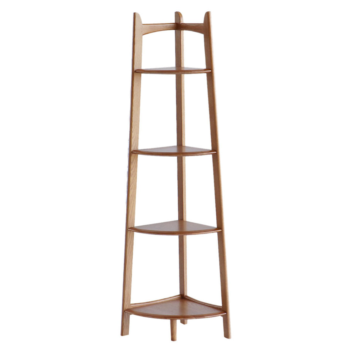 コーナーラック 幅35cm 4段 天然木 OAKER – ハウジー