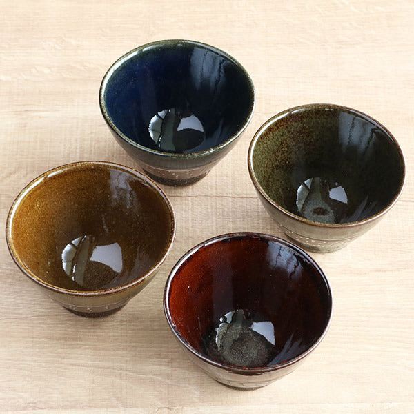 茶碗 285ml 塗分 ドット 和食器 美濃焼 陶器 – ハウジー