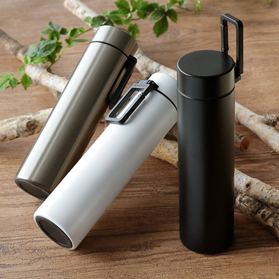 水筒 360ml MOTTERU カラビナハンドル サーモボトル ステンレス – ハウジー