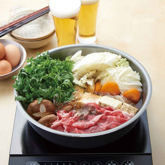 フライパン 26cm 深型 IH対応 卓上鍋兼用ダイヤコートフライパン 着脱ハンドル – ハウジー