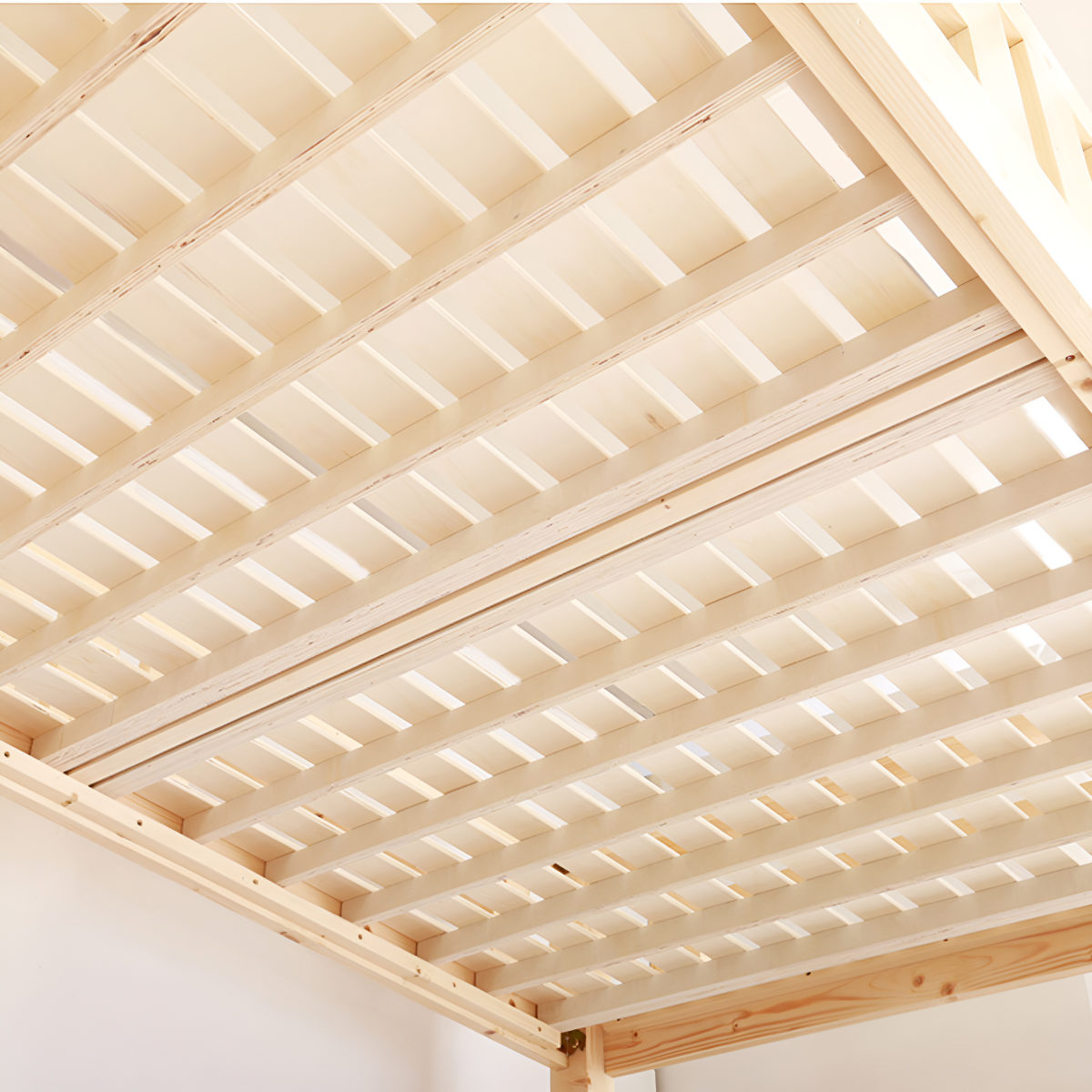 ロフトベッド セミダブル 宮棚 階段付き 天然木 – ハウジー